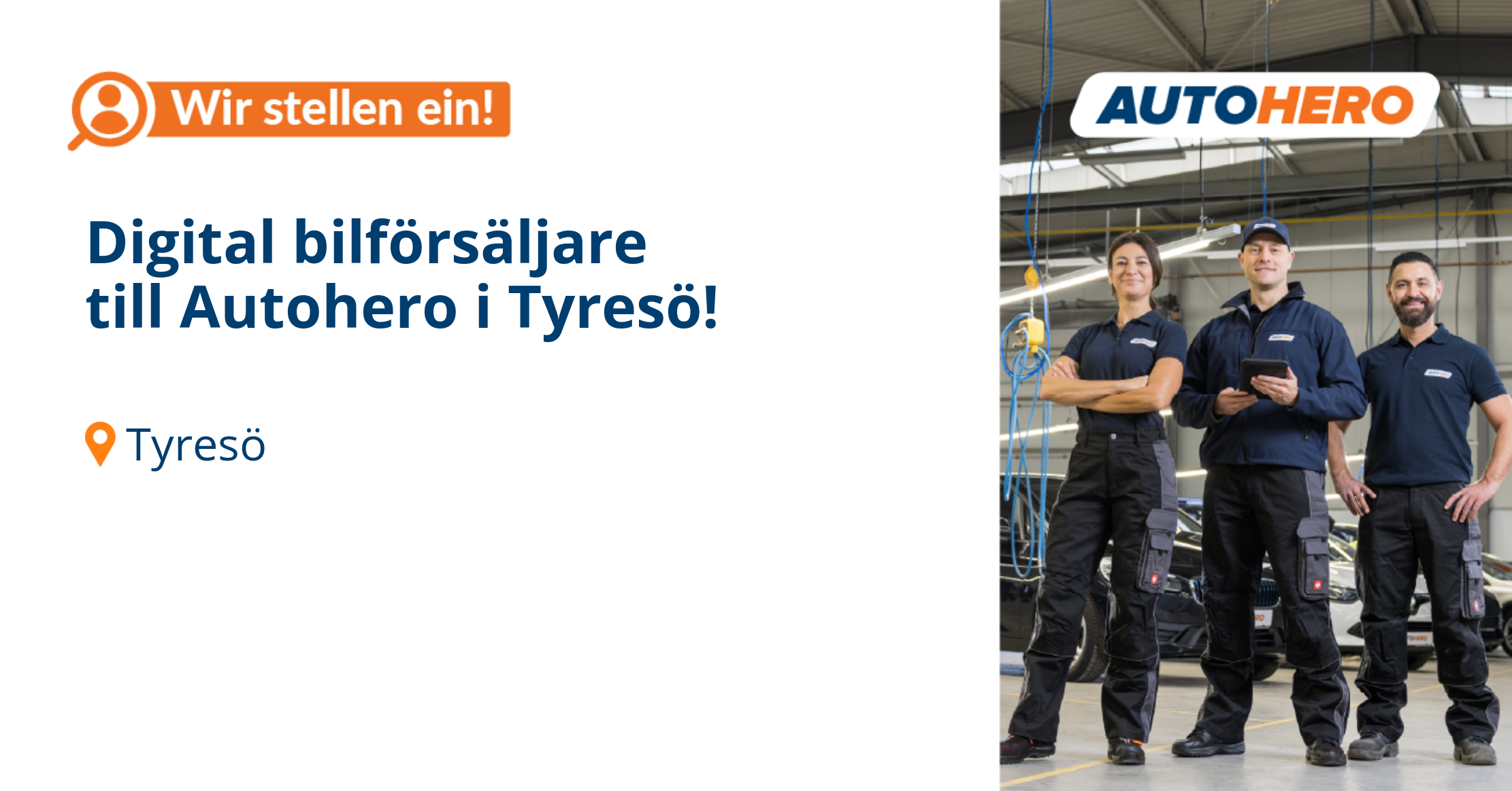 Digital bilförsäljare till Autohero i Arlandastad! | Autohero Careers