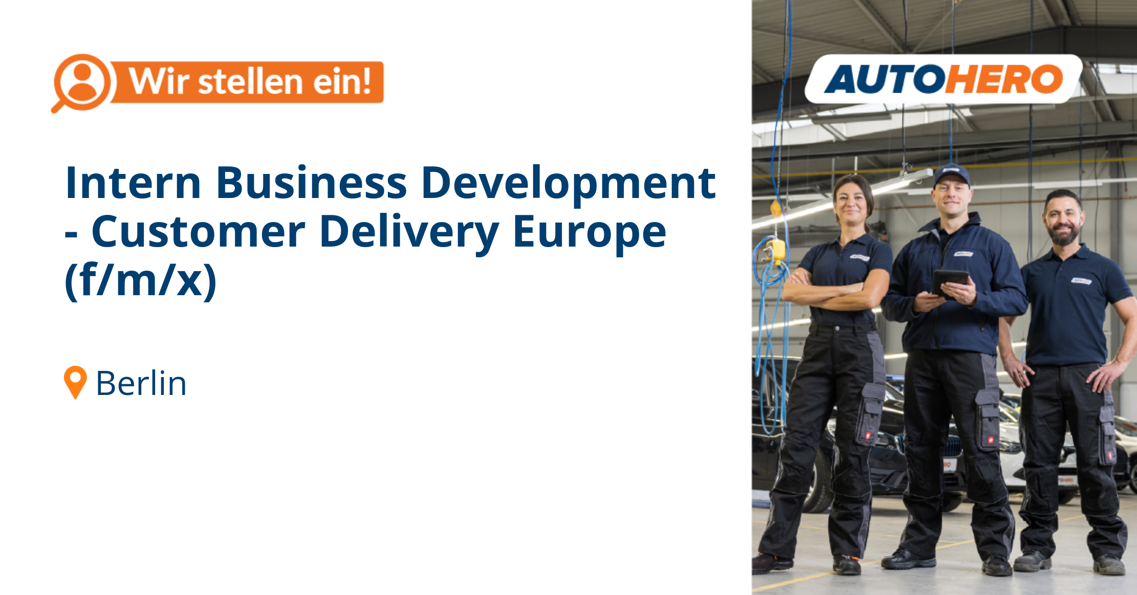 Intern Business Development - Customer Delivery Europe (f/m/x ...